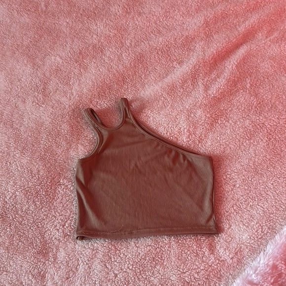 SHEIN | Tops | Shein Cropped One Sided Top | Poshmark